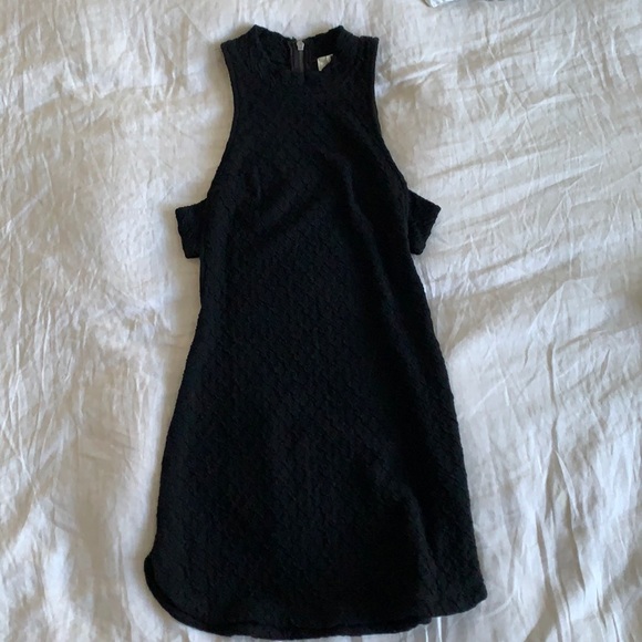 Dresses | Lf Black Textured Mini Dress | Poshmark